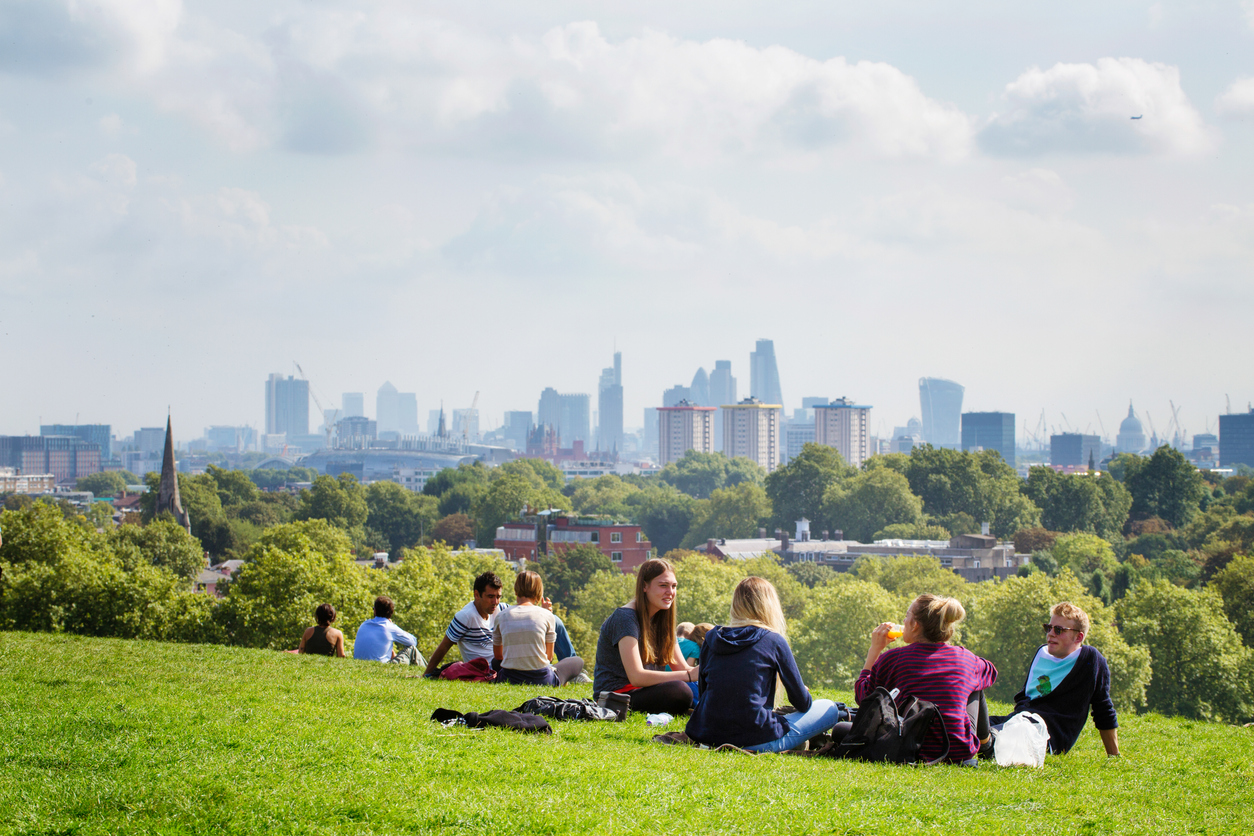 The green green grass of London home